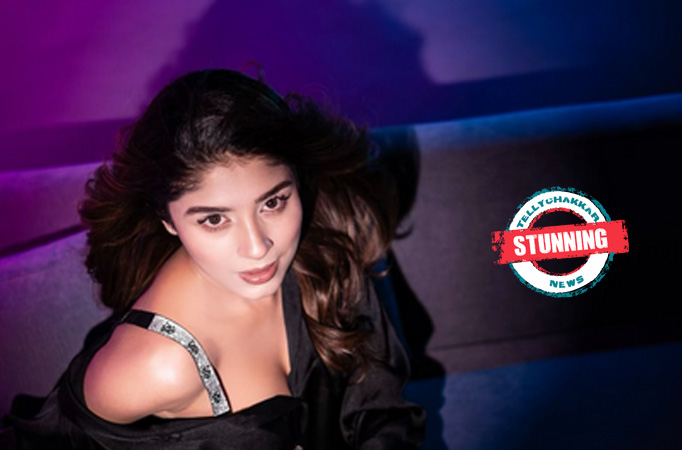 Adrija Roy's stylish black off-the-shoulder dress exudes seductive charisma